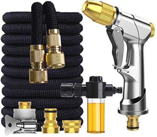 Uitbreidbare Tuinslang Set - Flexibele Anti-Knik Tuin Waterslang met ...