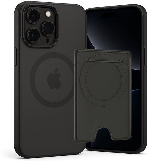 Hoesje geschikt voor iPhone 17 Pro met Pasjeshouder – Geschikt voor ...