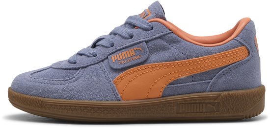 PUMA Palermo PS Unisex Sneakers - Gray Sky-Melon Glow | bol