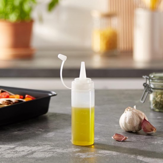 Knijpfles 250 ml Kunststof voor Sauzen en Dressings | bol