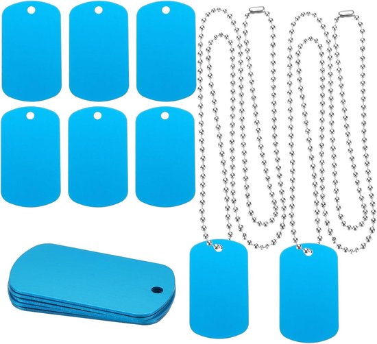 Blanco-labels- metaal- blanco-tags- reliëf- aluminium - DIY - graveren ...