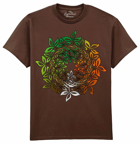 Seasonal Celtic Tree Knot The Coloured House T-shirt M | bol