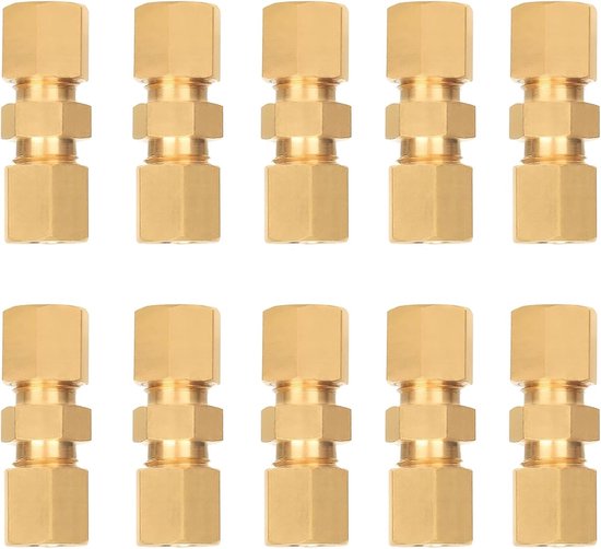10pcs 4.75mm Brass Brake Line Nut Fittings - Brake Line Connector ...