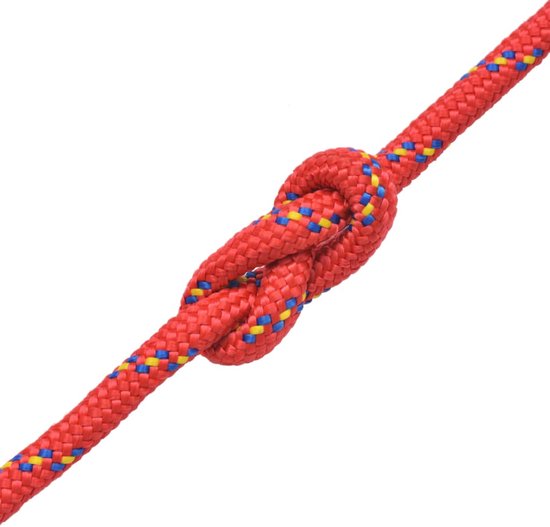 Boot touw 8 mm 100 m polypropyleen rood | bol