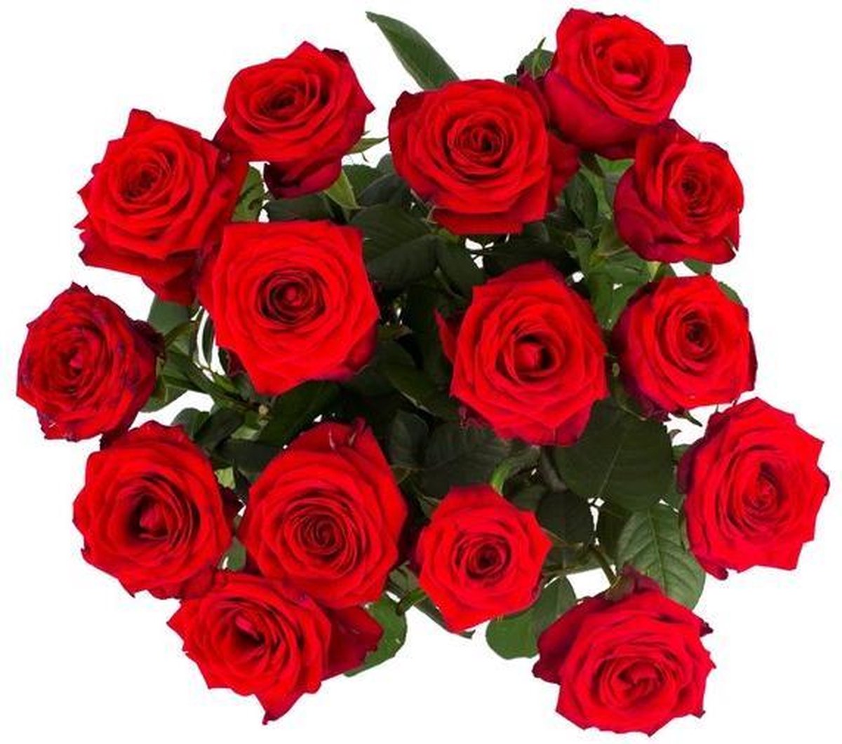 Boeket rode rozen - valentijn - Valentijnsdag - valentijnscadeau - Roos ...