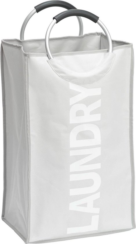 Wenko Wasmand Stone 44 Liter 34 X 54 Cm Polyester Beige | bol