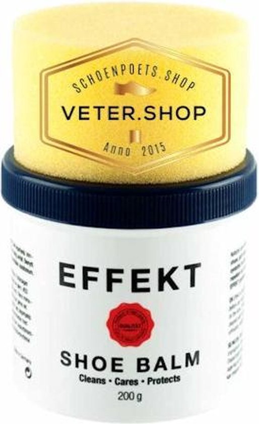 Effekt Balm pot - Shoe balm 200g voor glad leer - Pot professionele ...