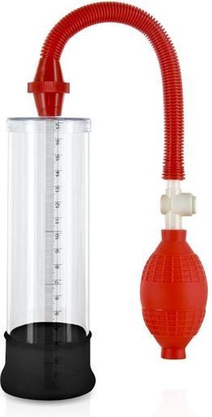 Seven Creations Handsome Up - Penispomp - Zwart/Rood | bol.com