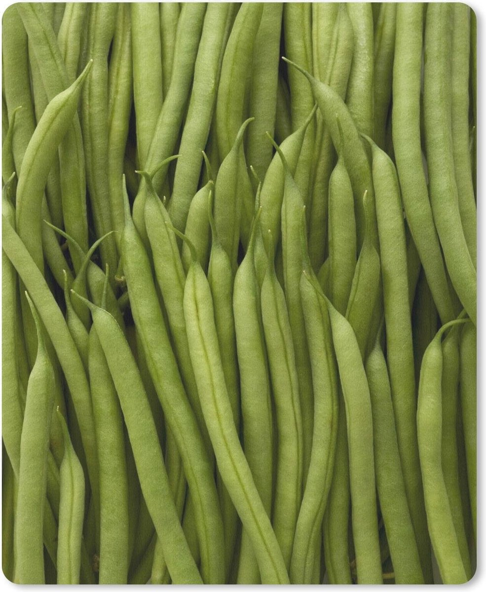 Muismat Snijboon - Franse snijbonen muismat rubber - 19x23 cm - Muismat ...