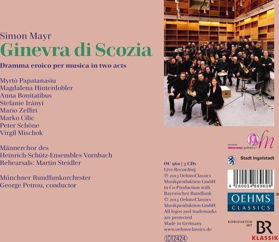 Münchner Rundfunkorchester, George Petrou - Mayr: Ginevra Di Scozia (3 ...