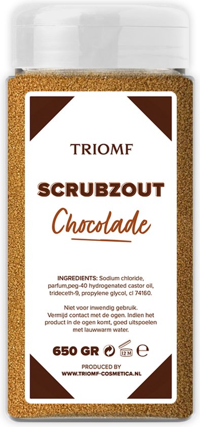 Scrubzout - 650 gram - Chocolade | bol.com