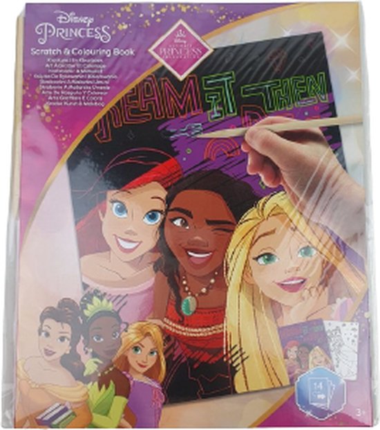 Disney Princess Scratch Book - Livre de coloriage - Multicolore ...
