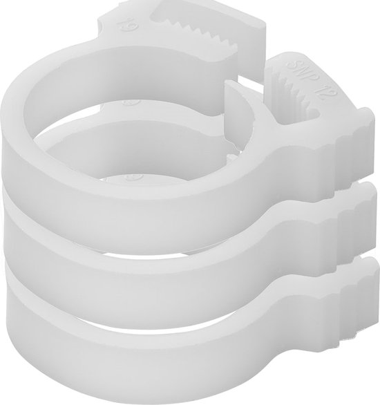 ProPlus Slangklem Snapper- Ø 17 t/m 19 mm - Wit - 3 stuks | bol