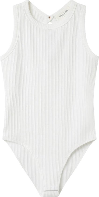 Witte mouwloze body Infidele - Grace & Mila | bol.com