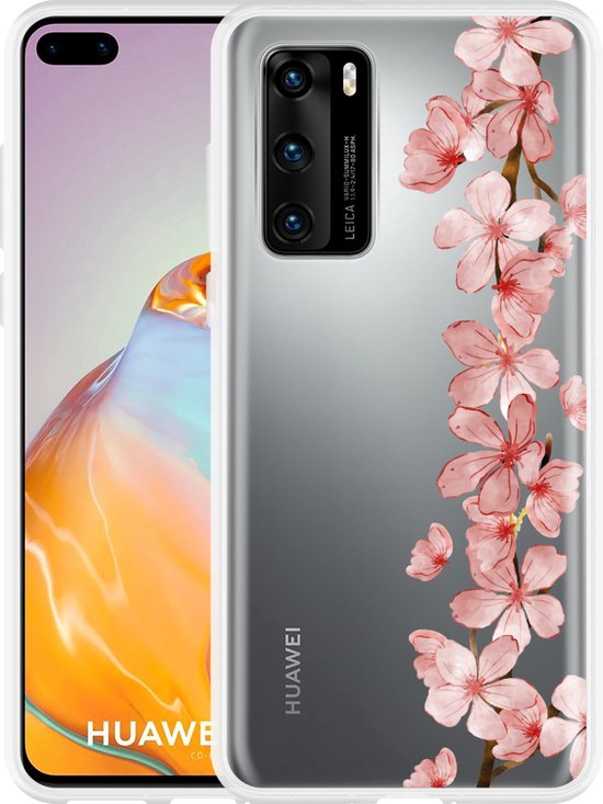 Hoesje geschikt voor Huawei P40 Flower Branch | bol