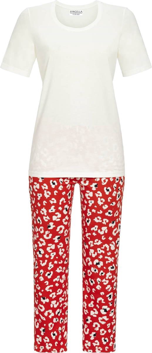 Ringella pyjama panterprint rood | bol.com