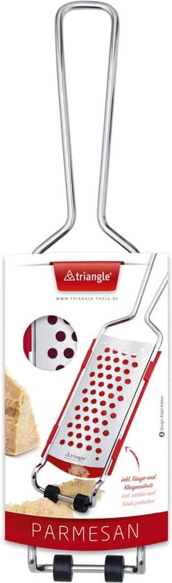 Triangle Rasp voor Parmezaan met Handig Opvangbakje - RVS - Lengte 32 ...