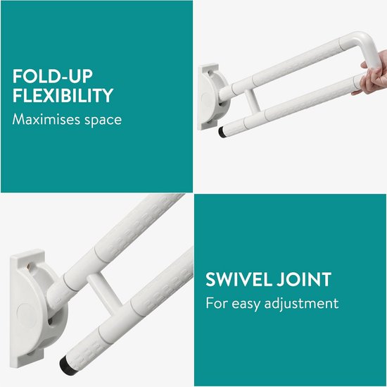 Steunbeugel voor Toiletgebruik - Veiligheidsbeugel voor Badkamer en WC ...