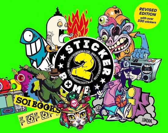 Nieuwe Editie Sticker Bomb Boek met 30 Verse Stickers | bol