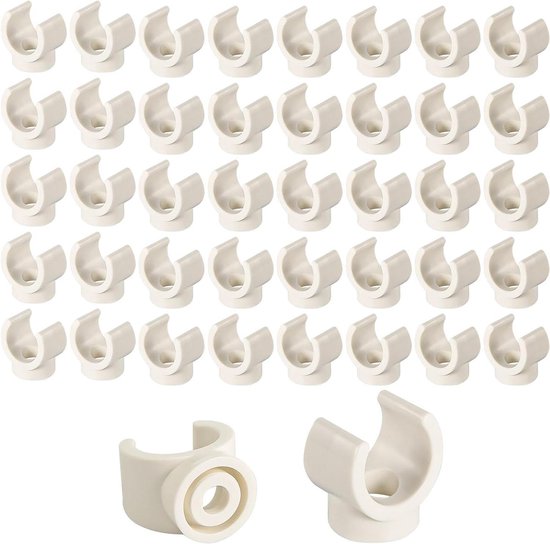 Allecta - PVC Pijp Clips Set van 50 stuks voor 16mm PEX Buis - Plastic ...