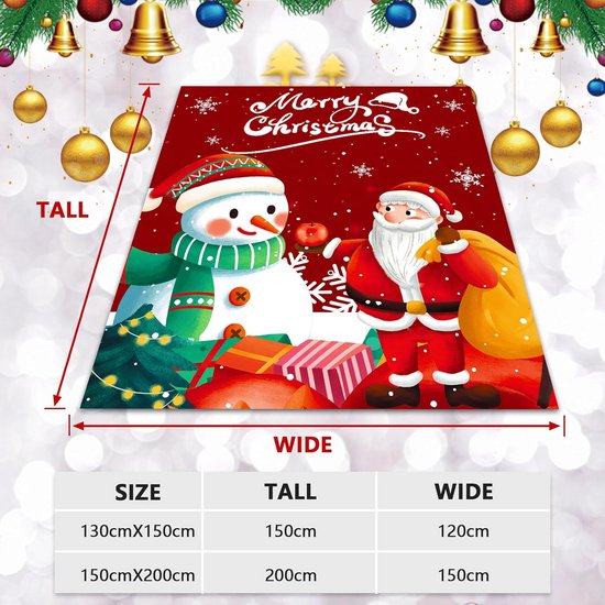 Kerst Pluche Deken 150x200cm - Superzacht met 3D Kerstmotief | Knusse ...