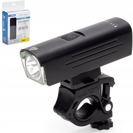 Krachtige LED Fietslamp Voor - Oplaadbaar - 1300 Lumen | bol