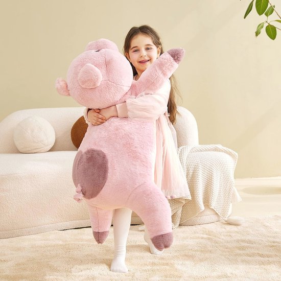 Groot Pluchen Varken Speelgoed - Zacht en Schattig Cadeau voor Kinderen ...