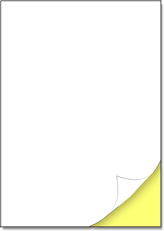 Papier autocollant A4 - 25 feuilles pour Printer | bol