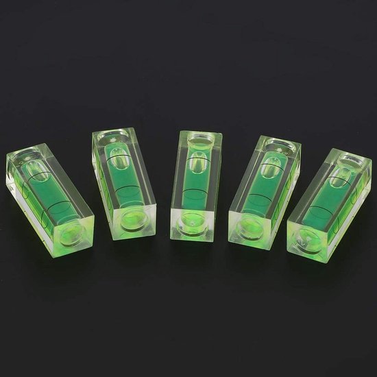 5 Stuks Mini Waterpas 40mm - Klein Bolletje voor Binnen/Buiten Gebruik ...