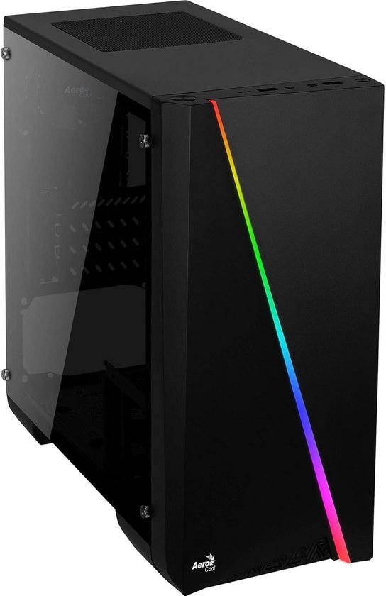 Compacte Micro ATX PC Behuizing met RGB Verlichting en Goede Koeling | bol