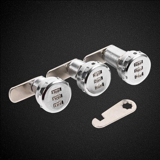 3-cijferig combinatieslot voor kast lade brievenbus (maat: 1# code slot ...