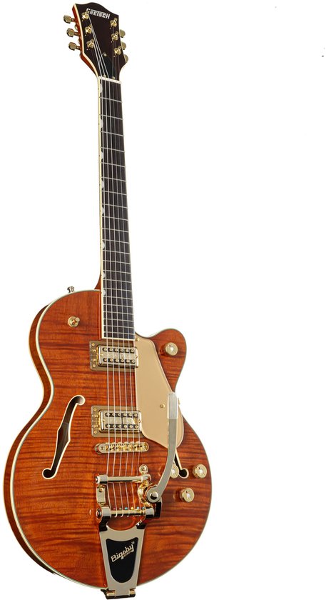Gretsch EMTC LTD Broadkaster JR T Roundup Orange - Semi-akoestische ...