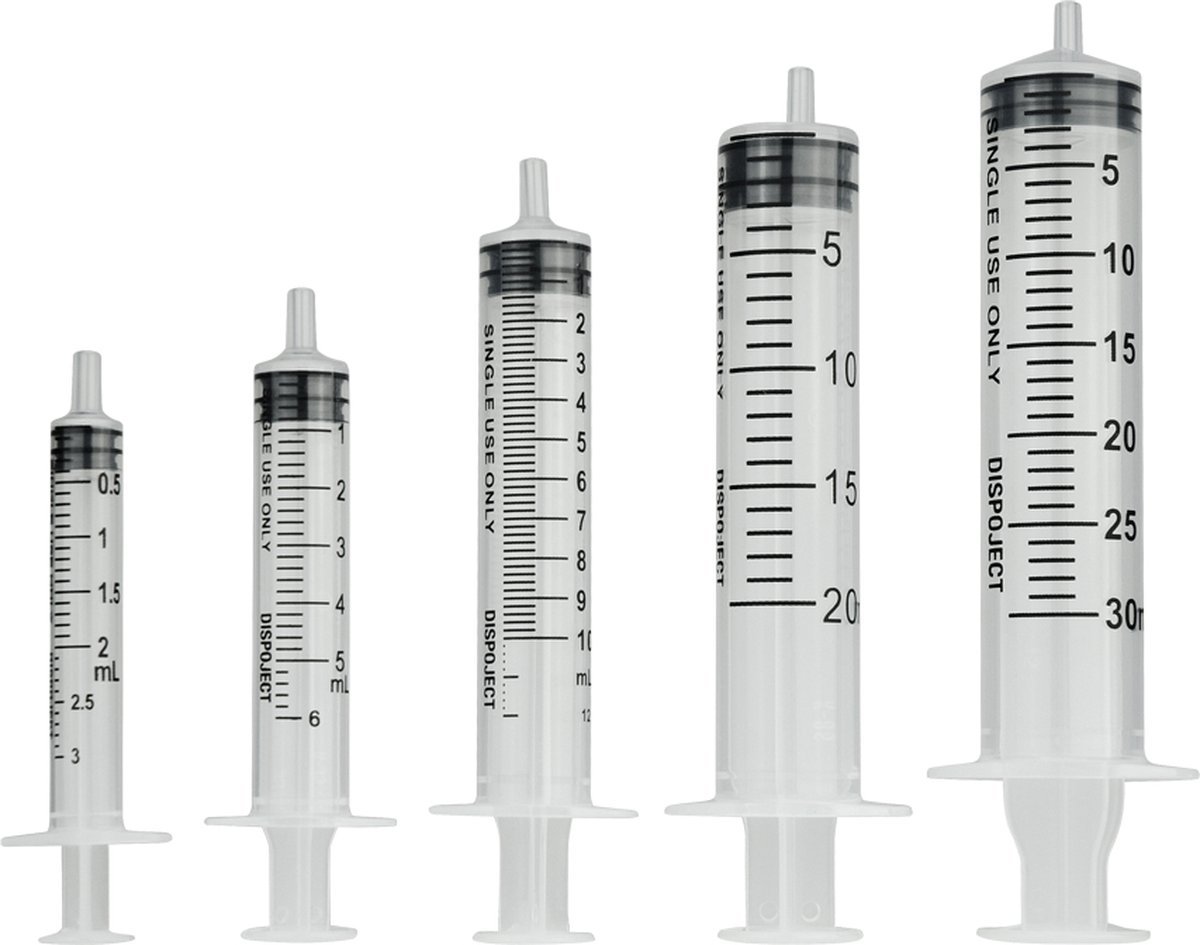 Wegwerp (injectie) spuit 20ML | bol.com