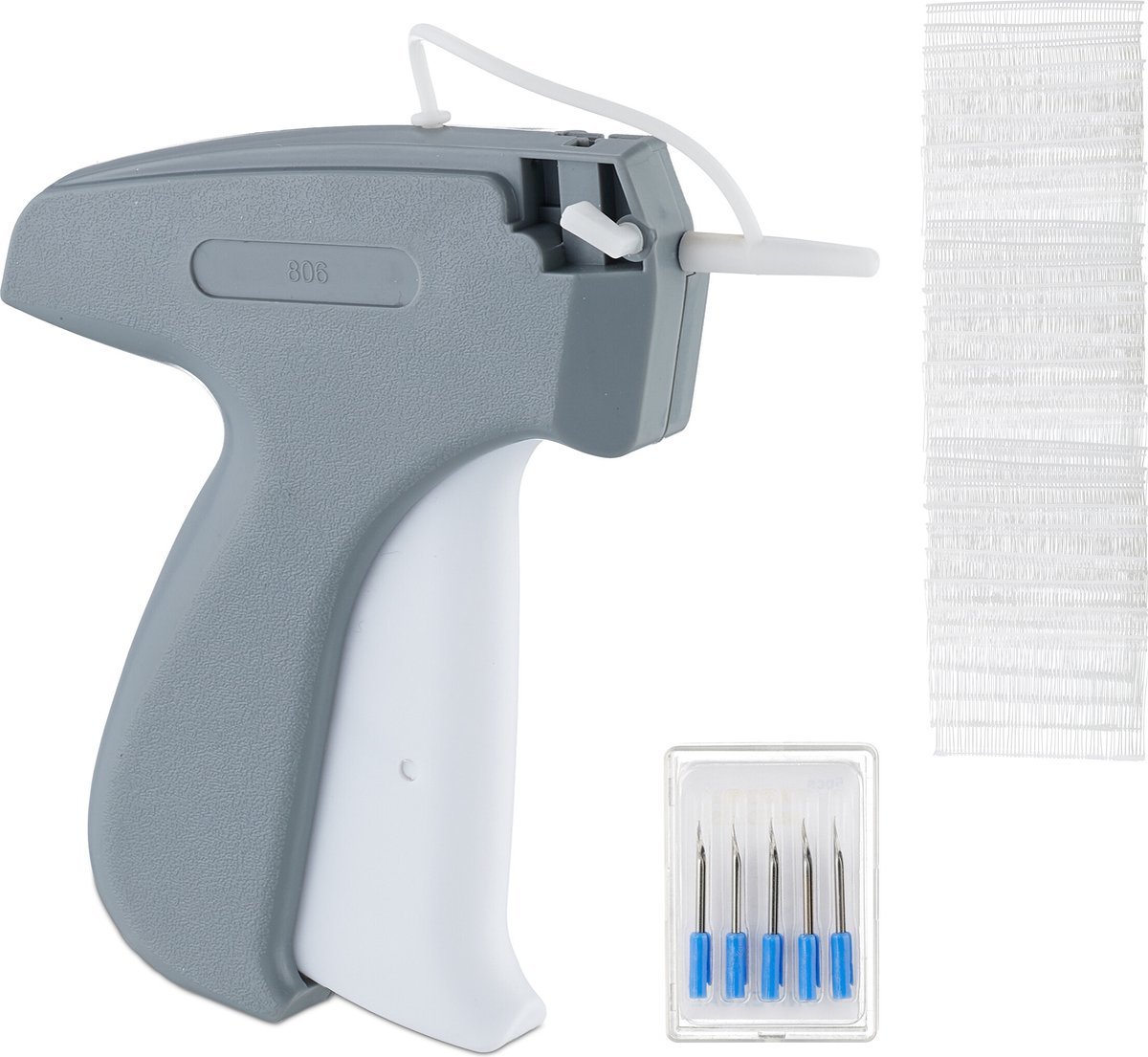 Relaxdays textieltang - tagging gun - label tang - ridderspoortang ...