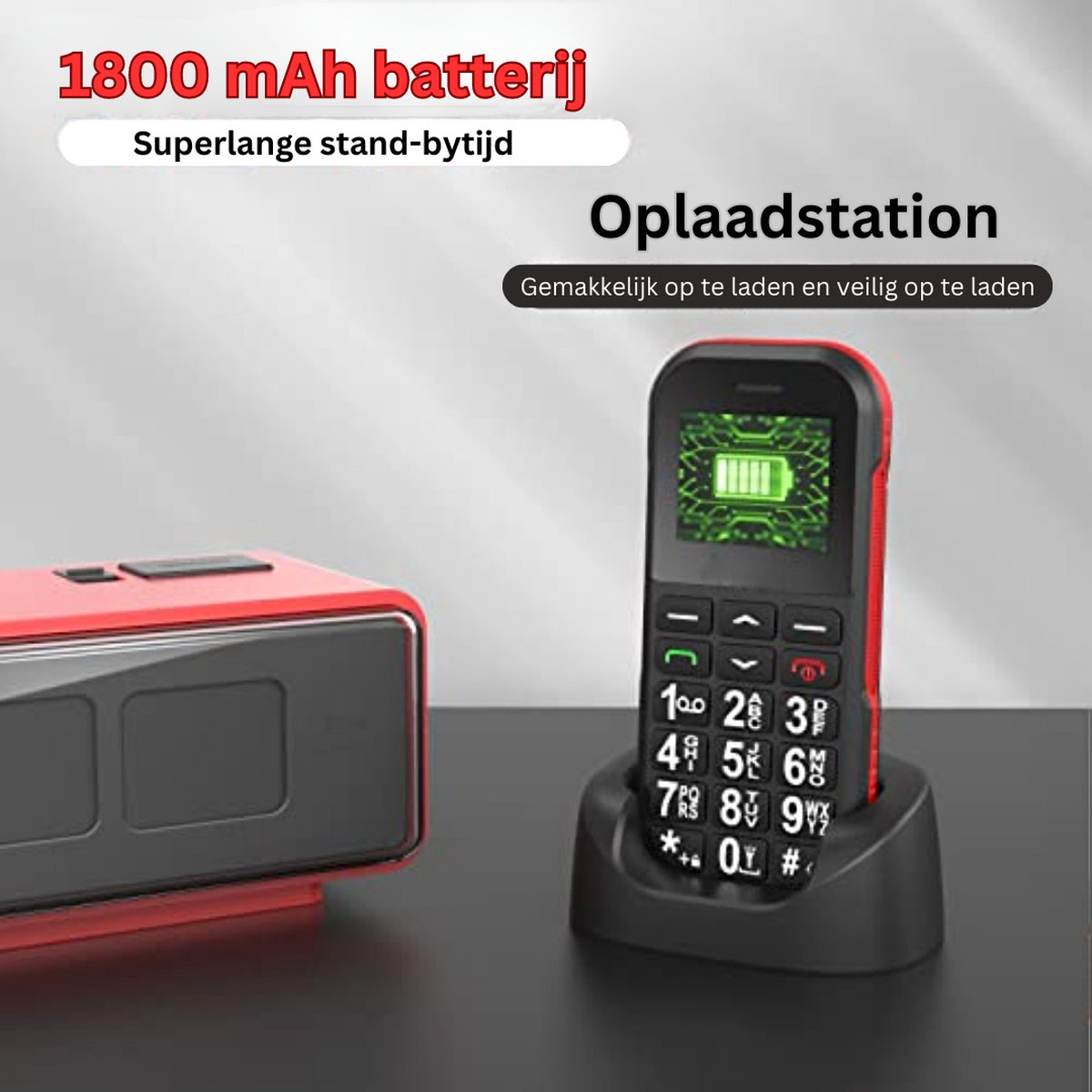 Senioren telefoon 3G Noodknop Senioren Mobiel | bol.com