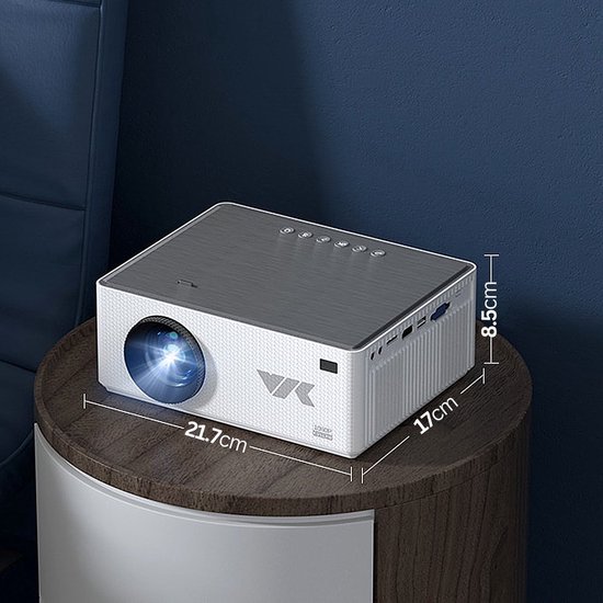 Mini Beamer 4K – Beamer Projector Met Wifi – Bioscoop Kwaliteit ...