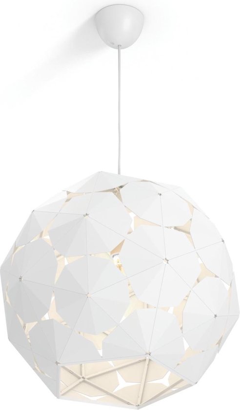 Philips CORKWOOD hanglamp pendant white 1x60W 230V | bol.com