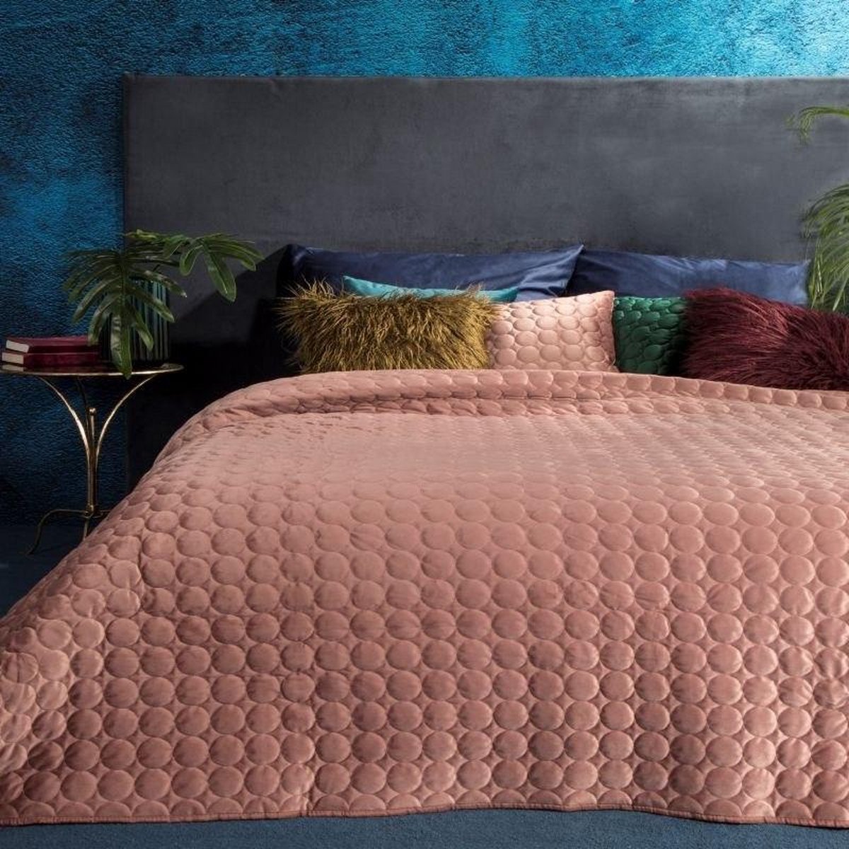 Beddensprei_sprei_kleur_Roze_220X240cm_100% POLYESTER_ | bol
