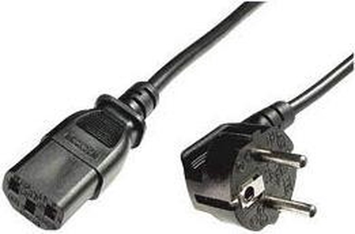 LOGON TC15 electriciteitssnoer Zwart 5 m Netstekker type C C13 stekker ...