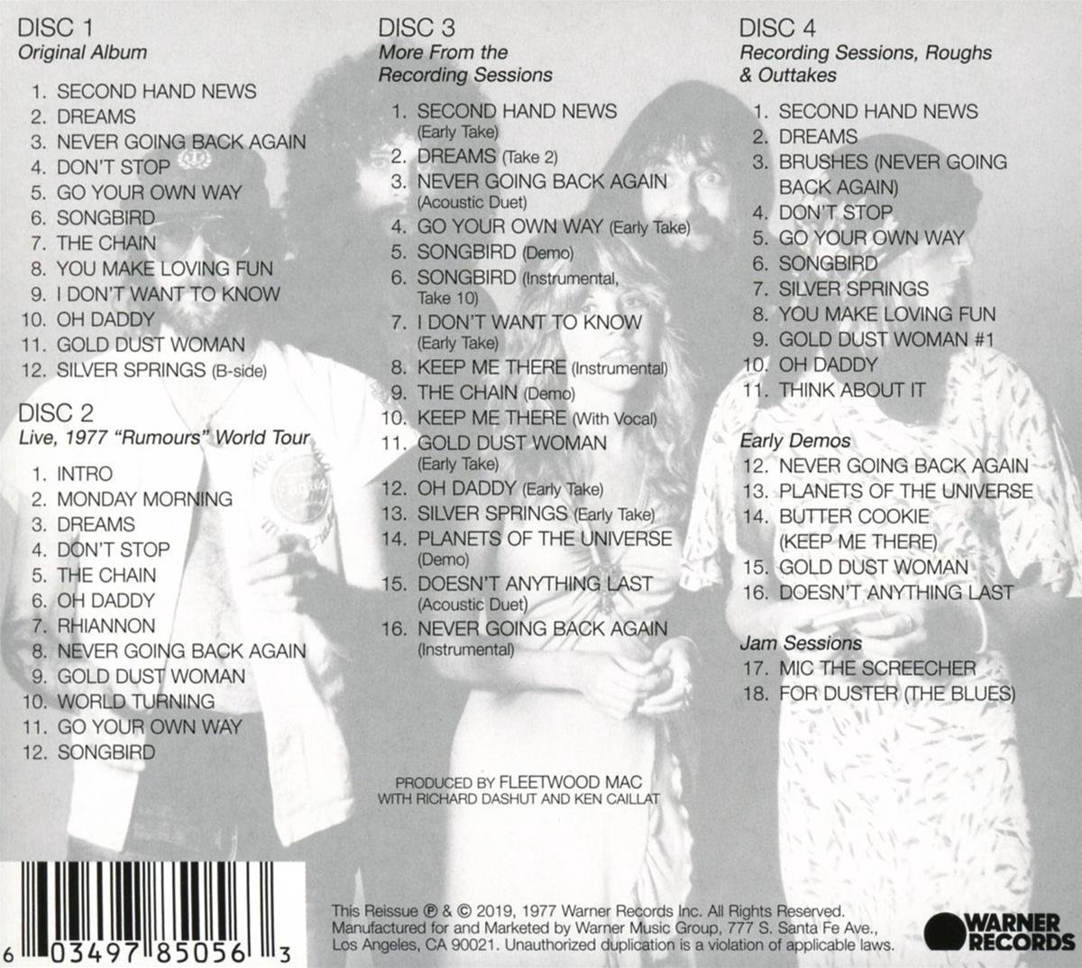 Rumours (4CD), Lindsey Buckingham | CD (album) | Muziek | bol