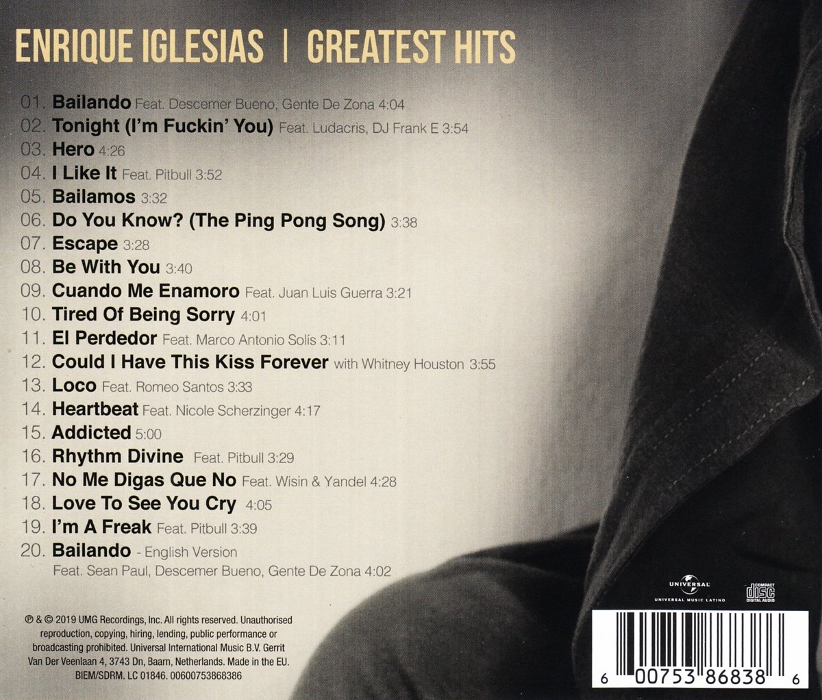 Enrique Iglesias - Greatest Hits (CD), Enrique Iglesias | CD (album ...