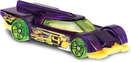 Hot Wheels X-raycers Auto Gruppo X24 7 Cm Paars/geel | bol