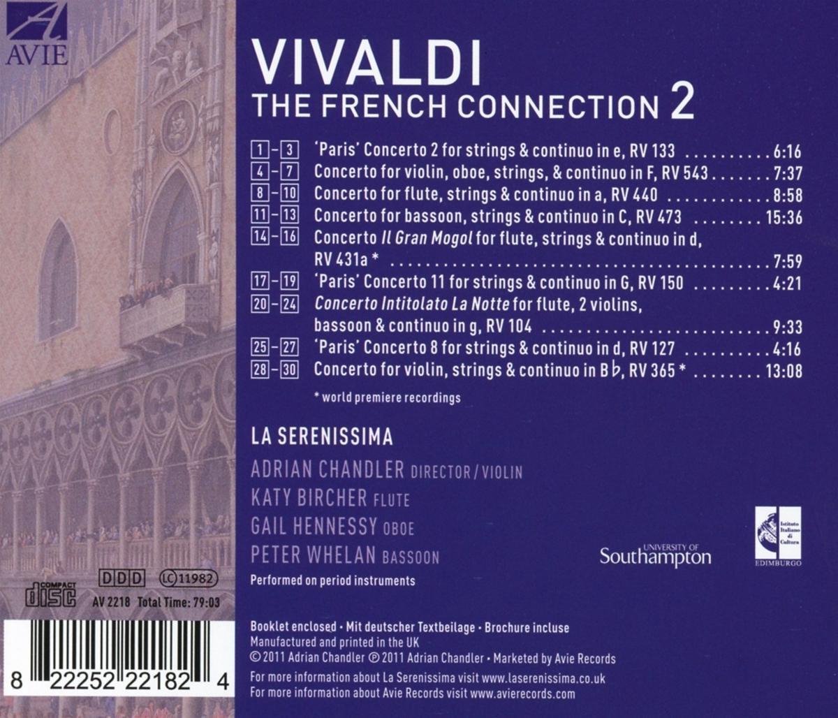 Vivaldi/French Connect 2, La Serenissima | CD (album) | Muziek | bol.com