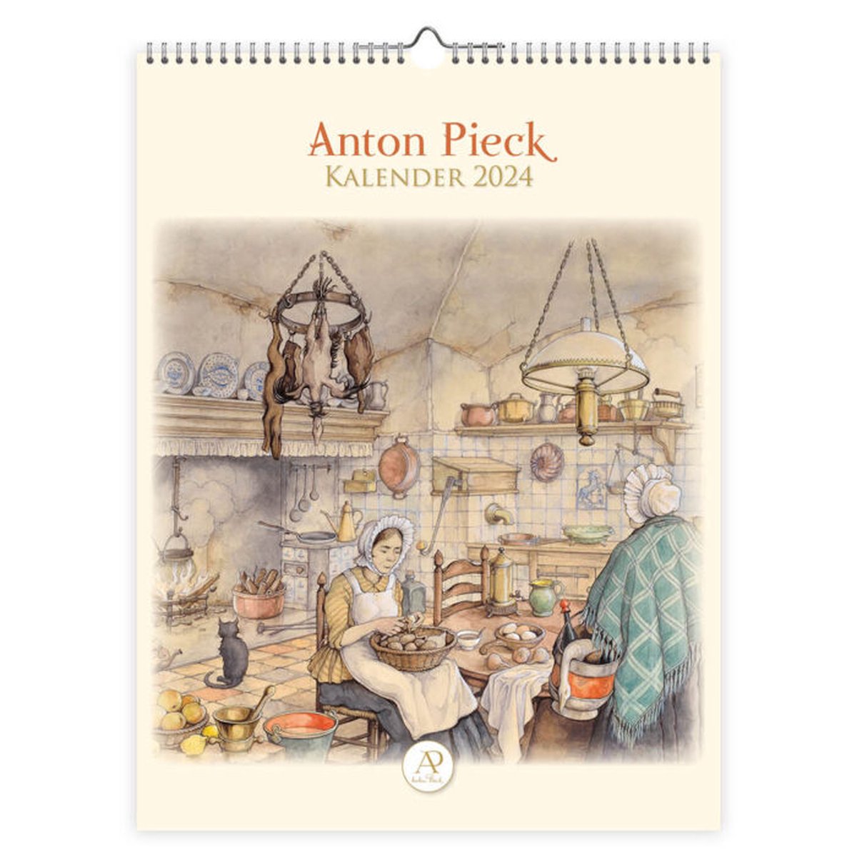 Anton Pieck Kalender 2024 Groot Keuken | bol.com