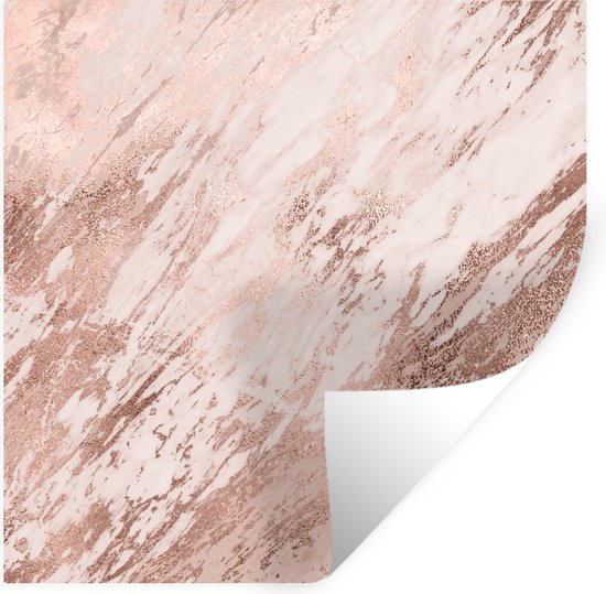 Muurstickers - Sticker Folie - Marmer - Roze - Patroon - 30x30 cm ...