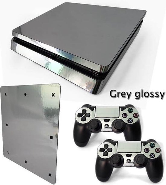 Silver Glossy - PS4 Slim skin | bol