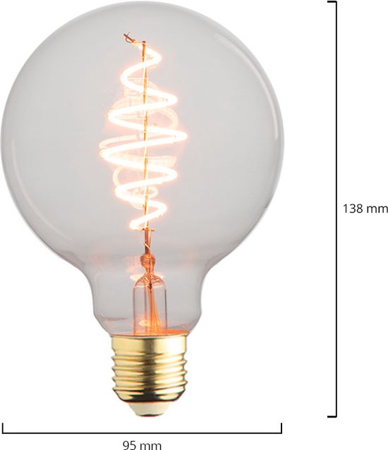 E27 LED Lamp - 3-pack - 3 staps dimbaar- 6 watt - 1800K extra warm | bol