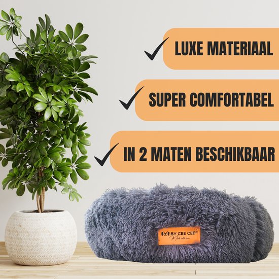 By Cee Cee Hondenmand Donut Premium - Hondenkussen - Hondenbed ...