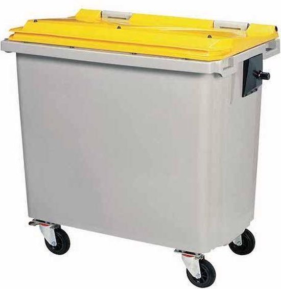 Rossignol Korok grijze polyethyleen afvalcontainer in 2 verschillende ...