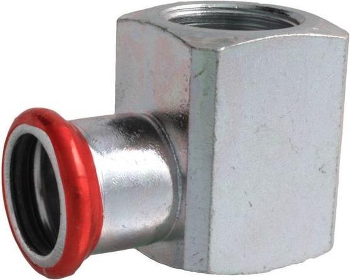 Bonfix Press - Staalverzinkte - perskoppeling - Knie -koppeling - 90° - 1 -2" x 15 mm... | bol.com